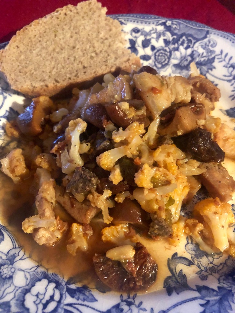 COLFLORI AUFEGADA (coliflor guisada) – RECETAS DE COCINA MALLORQUINA